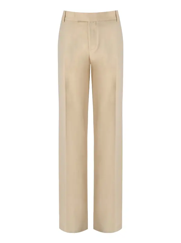 Federica Tosi Wide-leg Trousers - Beige