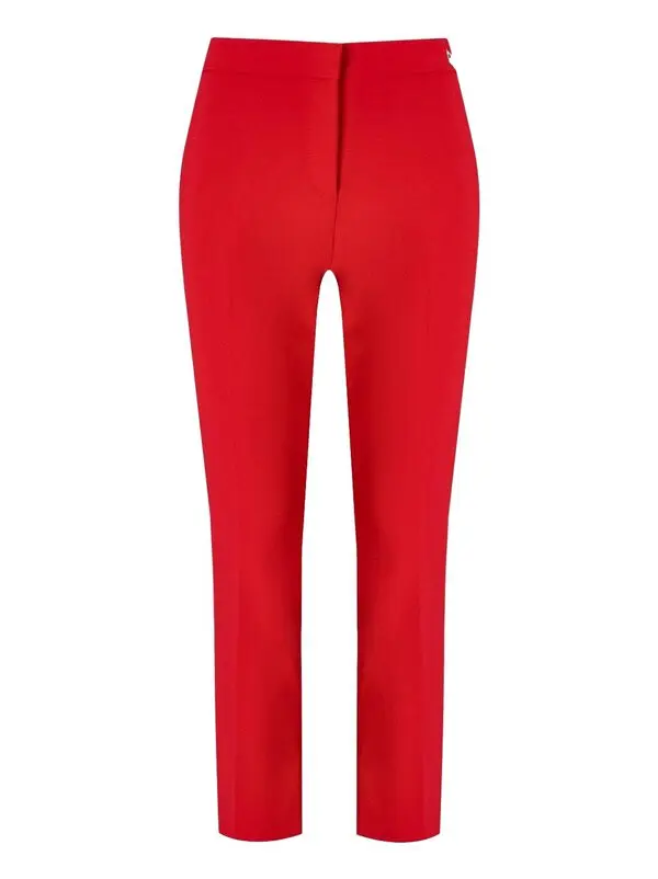 Elisabetta Franchi Crêpe Trousers - Red
