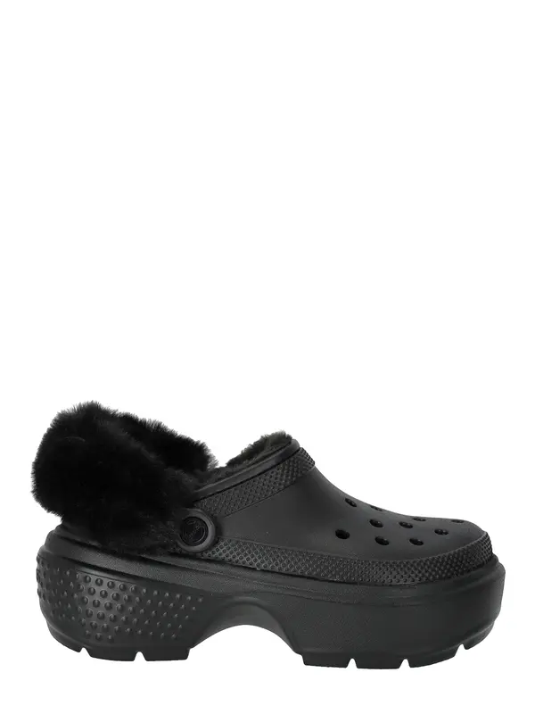 CROCS Lined Stomp Clog - Black