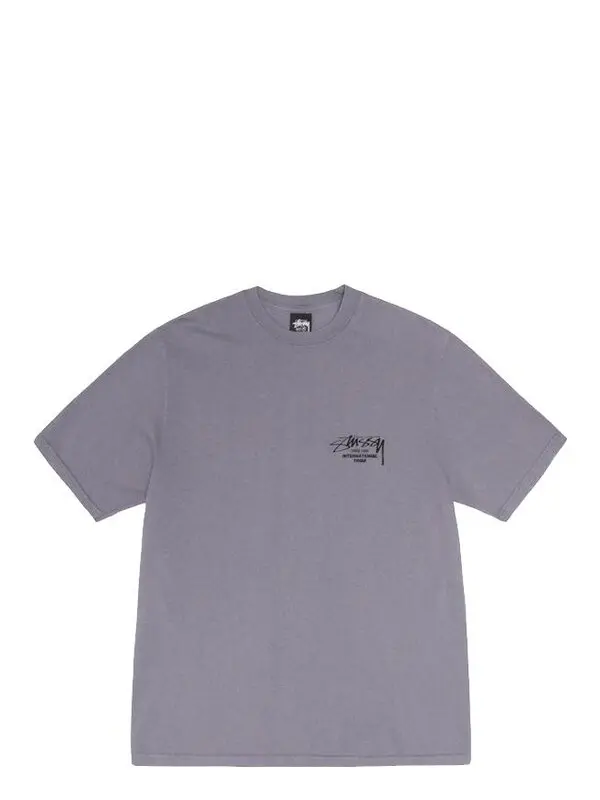 StÜssy Beat Sounds Pigment Dyed Tee Shirt - Shark