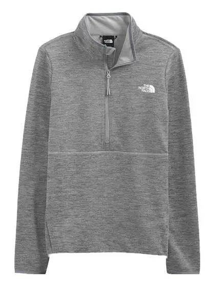 The North Face Canyonlands Fleece Zip-up Pullover - Tnf Medium Grey Heather