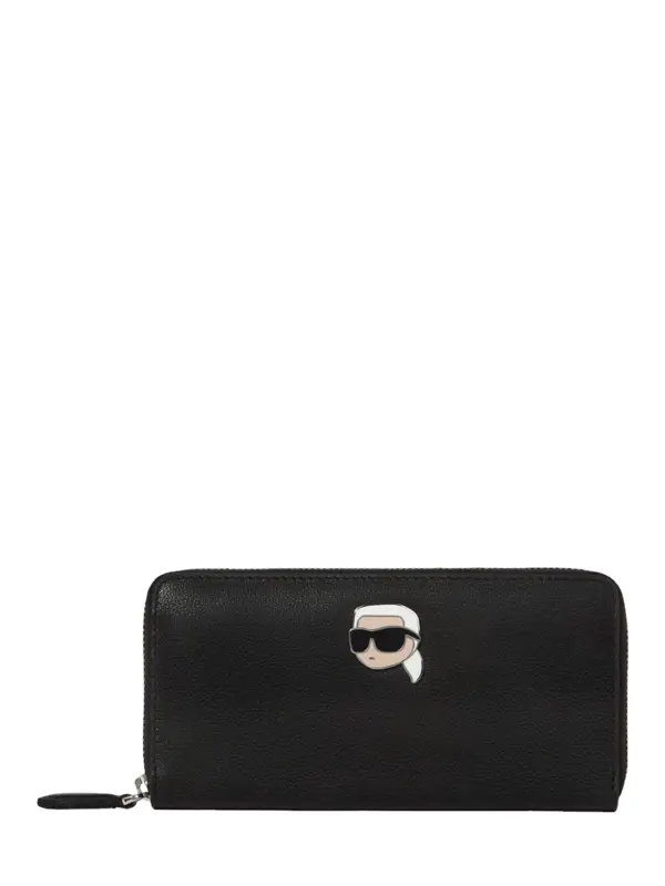 Karl Lagerfeld Ikon Continental Wallet - Black