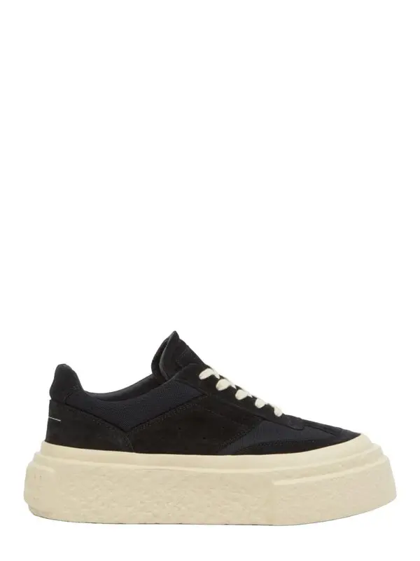 MAISON MARGIELA Leather Sneakers - Black
