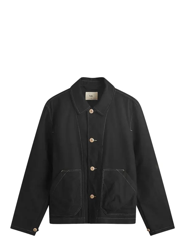 Folk Prism Jacket - Black Moleskin