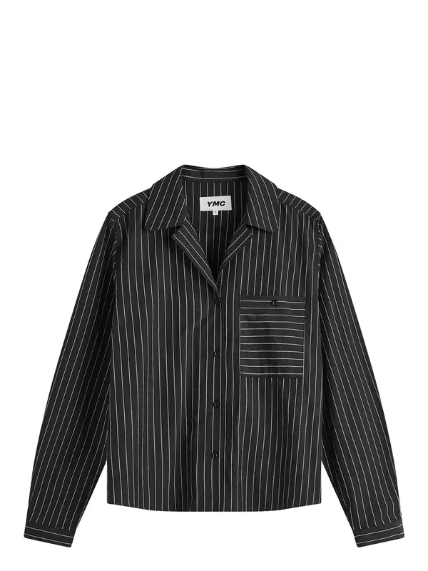 You Must Create Annie Striped Shirt - Black-white