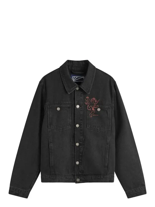 RASSVET Lined Denim Jacket - Black