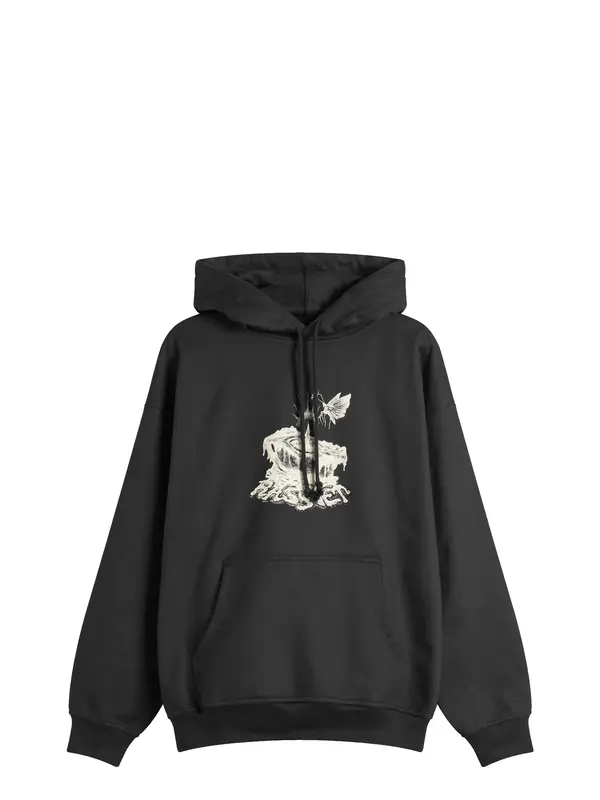 RASSVET Candle Graphic Hoodie - Black