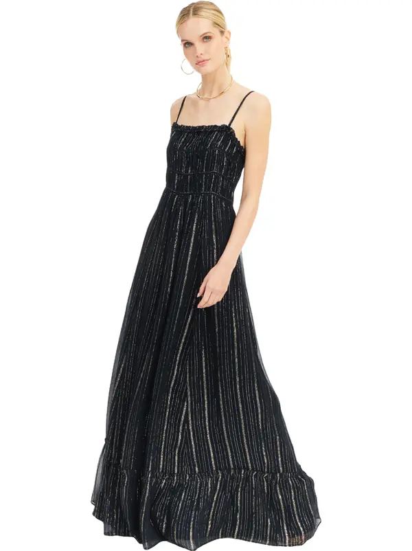 Allison Name': Julietta Maxi Dress - Black