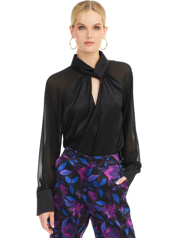 Allison Samantha Blouse - Black