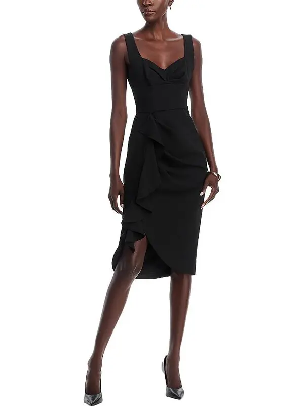 Black Halo Lucetta Cocktail Sheath Dress - Black