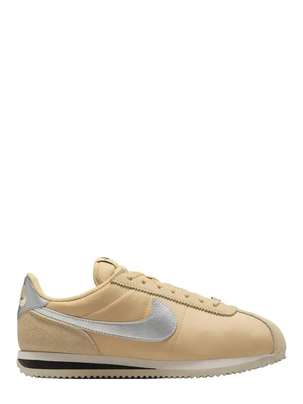 Nike Cortez Textile Metallic Sneakers - Sesame/light Orewood Brown/black