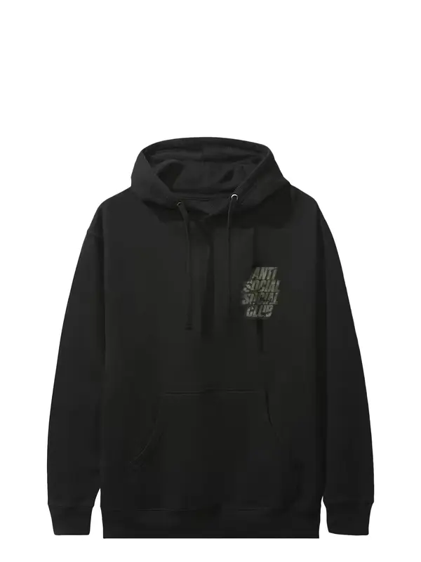 ANTI SOCIAL SOCIAL CLUB Blocked Camo Hoodie - Black
