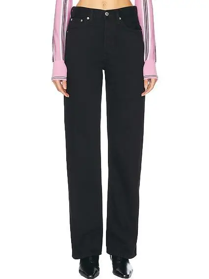 RE/DONE 90s High Rise Loose Jeans - Black