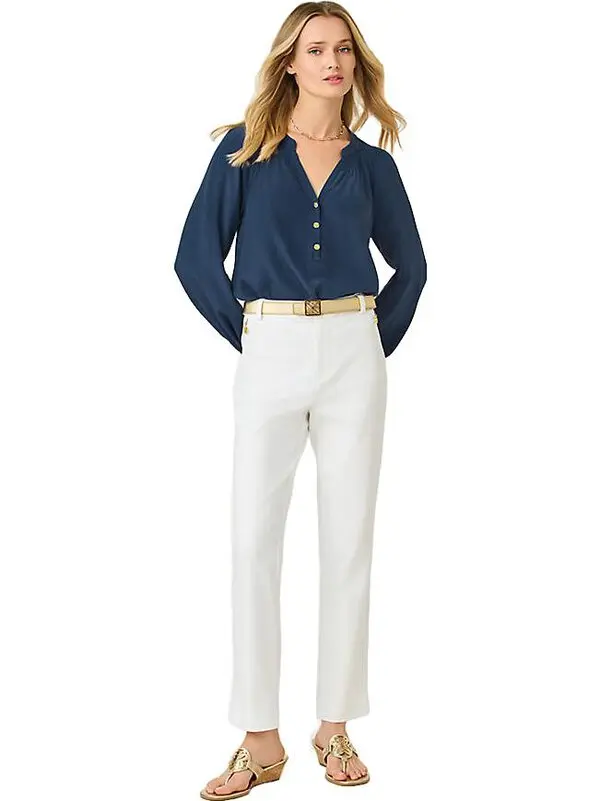 Lilly Pulitzer® 29' Ana High Rise Pant - Resort White