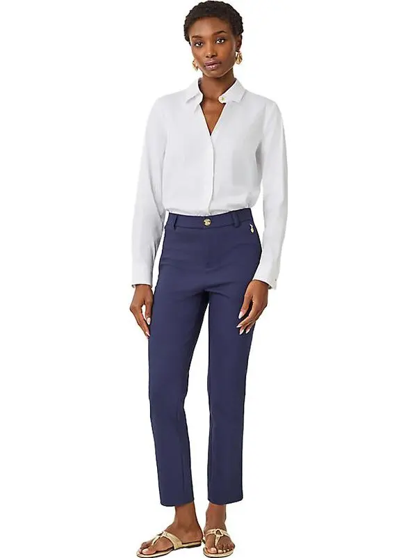 Lilly Pulitzer® 29' Ana High Rise Pant - True Navy