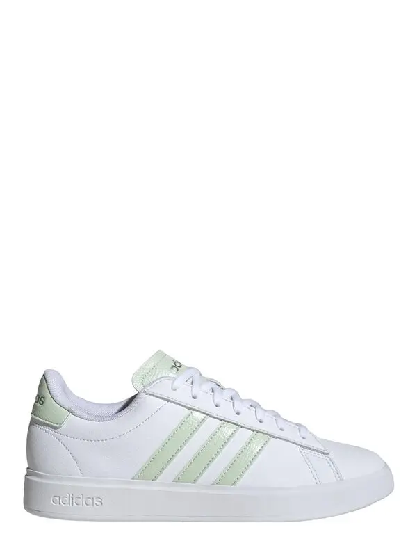 Adidas Grand Court 2.0 Sneakers - Cloud White/linen Green/matte Silver
