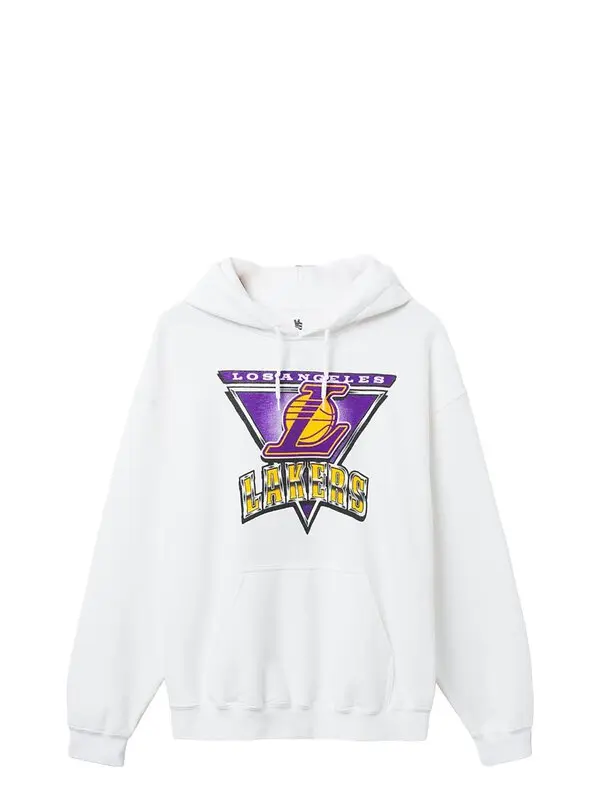 Junk Food Clothing Nba Los Angeles Lakers Triangle Hoodie - White