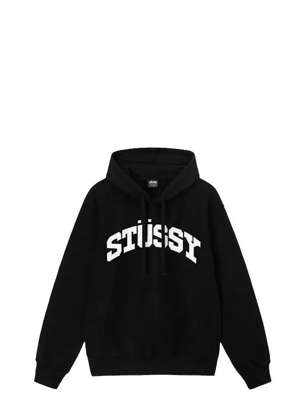 StÜssy Block Sport Pigment Dyed Hoodie - Black
