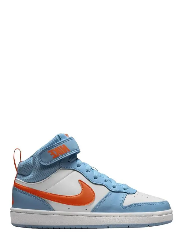 Nike Court Borough Mid 2 Sneakers - Aquarius Blue/white/total Orange