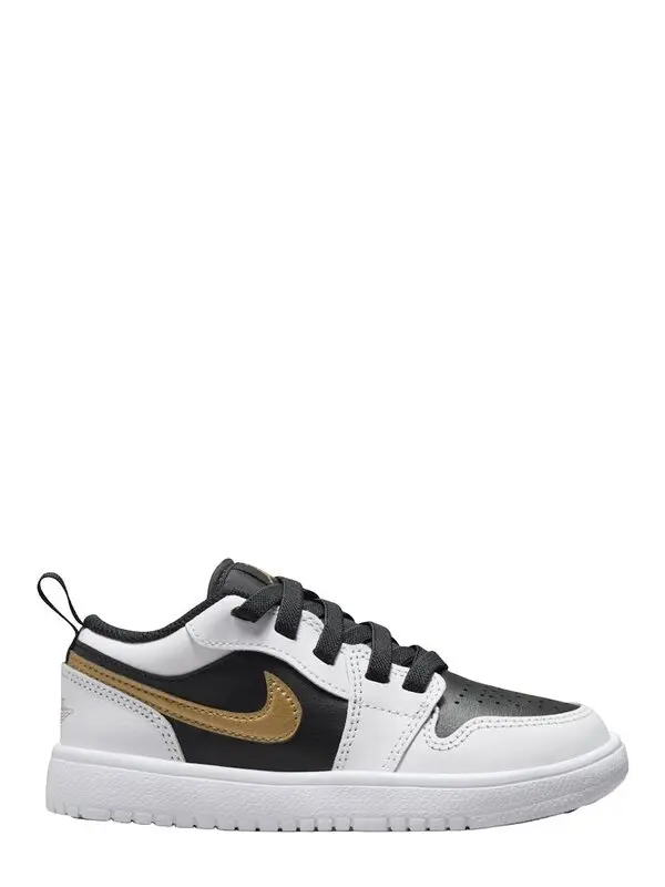 JORDAN 1 Low Alt Sneakers - White/black/metallic Gold