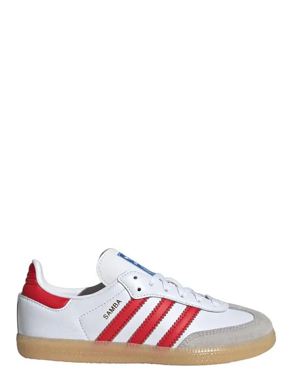 Adidas Samba Og Sneakers - Cloud White/collegiate Red/gum