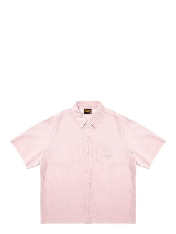Drew House Corduroy Short Sleeve Shirt - Mauve