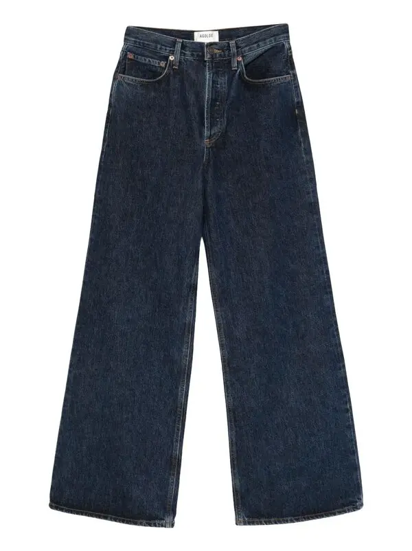 AGOLDE Dame Wide Leg Jeans - Blue
