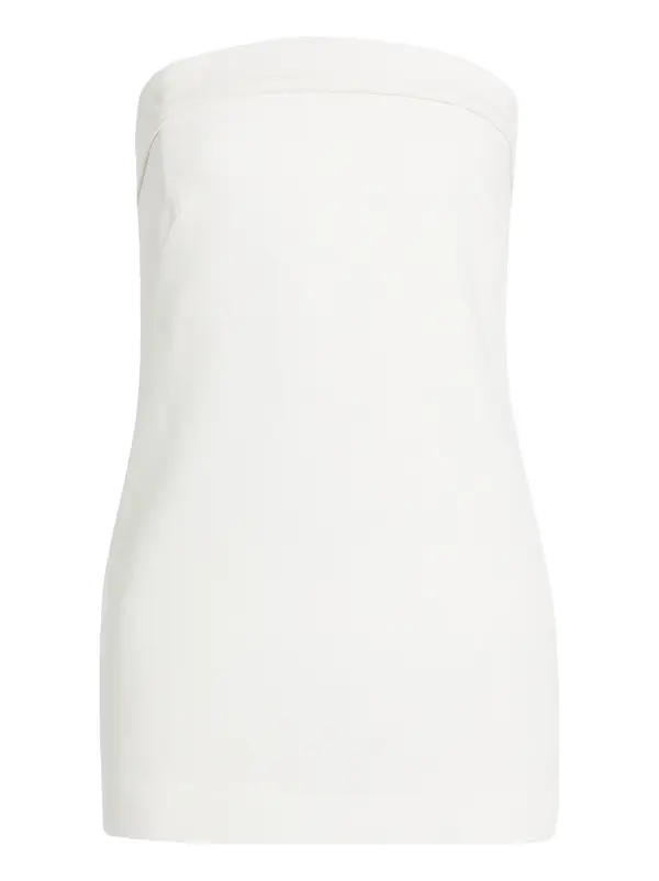 NICHOLAS Strapless Crepe Top - Ivory