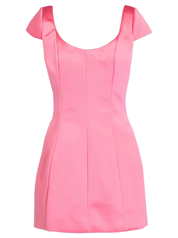 NICHOLAS Satin Mini Dress - Pink