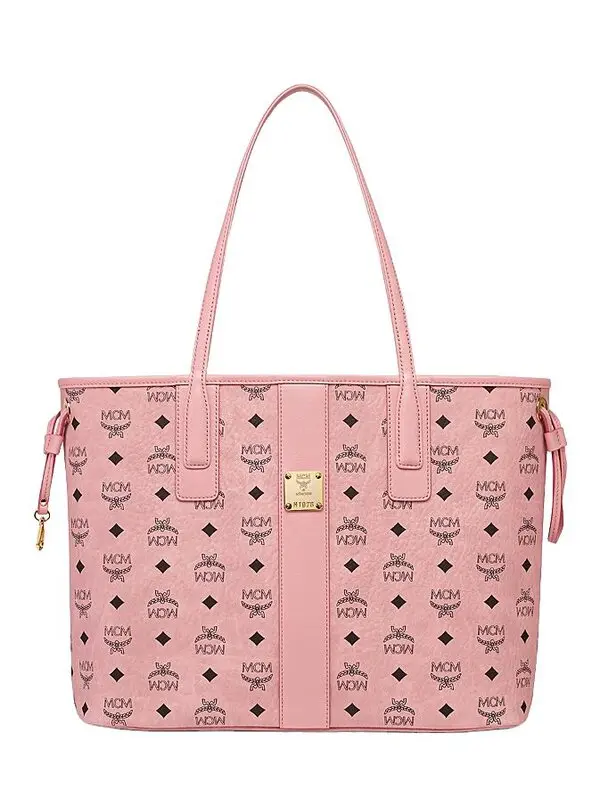 Mcm Liz Vi Medium Shopper Bag - Soft Pink