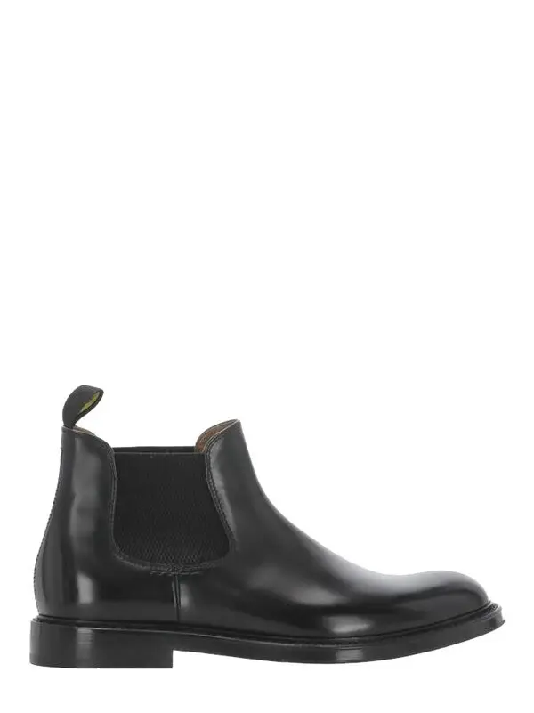 DOUCAL'S Leather Chelsea Boots - Black