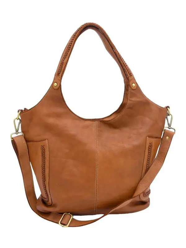 BOLSA NOVA Julia Slouchy Tote - Cognac
