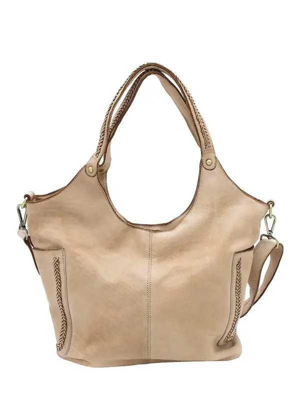 BOLSA NOVA Julia Slouchy Tote - Light Taupe
