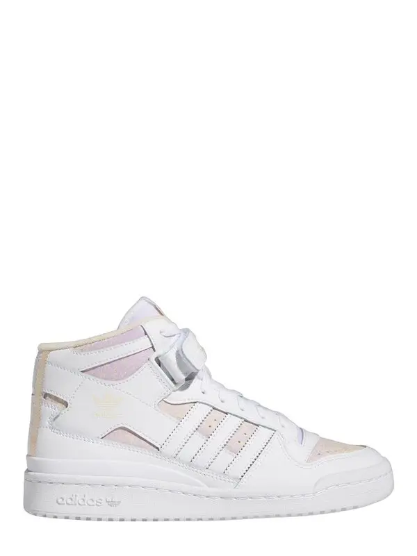 Adidas Forum Mid Sneakers - Cloud White/bliss Orange