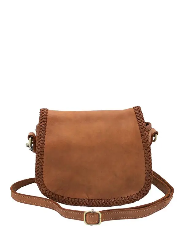 BOLSA NOVA Naples Saddle Bag - Cognac