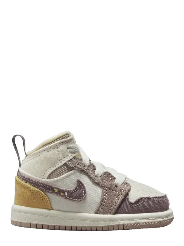 JORDAN 1 Mid Se Craft Sneakers - Sail/fossil Stone/celestial Gold