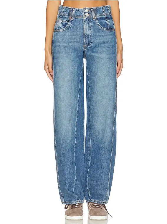 Free People X We The Free Aster Straight Leg Jeans - Swarm