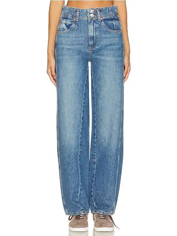 Free People We The Free Aster Straight Leg Jeans - Denim-medium