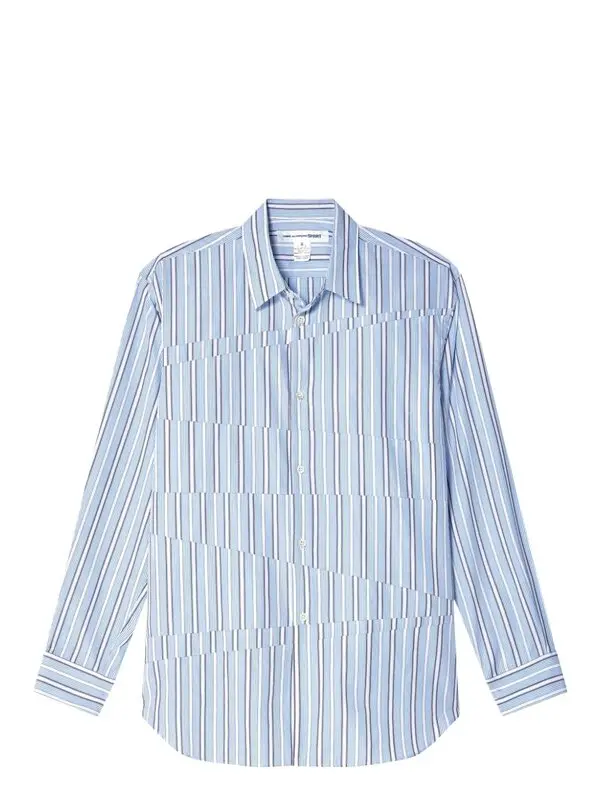 Comme Des Garçons Striped Shirt - Blue
