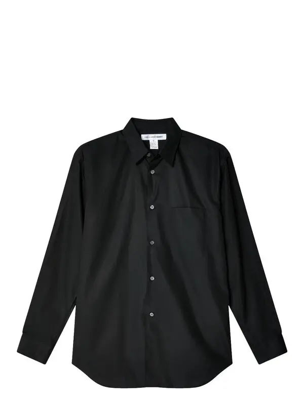 Comme Des Garçons Cotton Shirt - Black