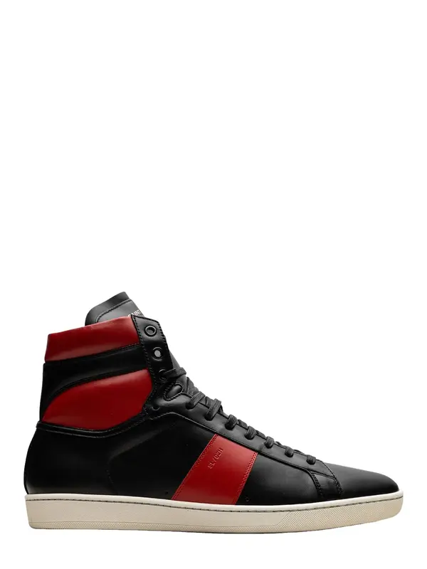 Saint Laurent Sl-02h High Top Sneakers - Black