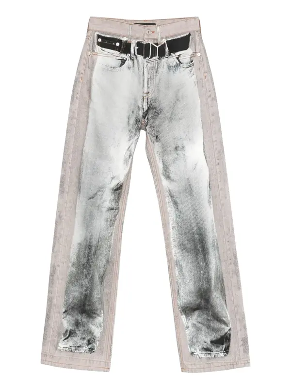Y/project Trompe L'oeil Denim Jeans - Grey