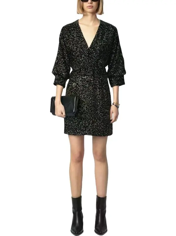 Zadig&Voltaire Rosli Sequin Dress - Black