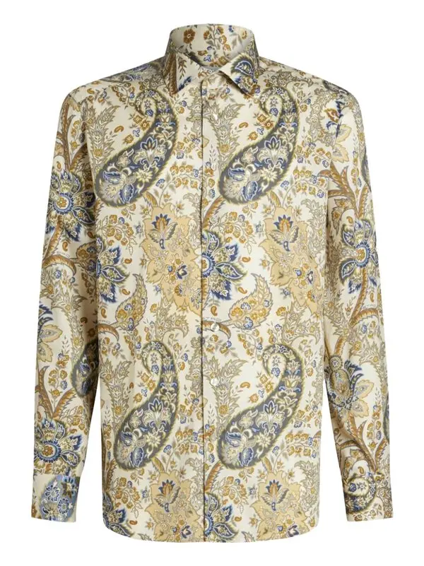 Etro Paisley-print Shirt - Green