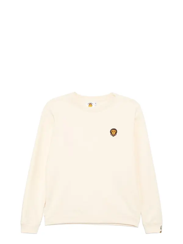 A BATHING APE Baby Milo® Store * Crew-neck Sweatshirt - Neutrals