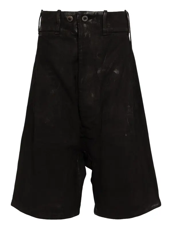 Boris Bidjan Saberi Drop-crotch Shorts - Black