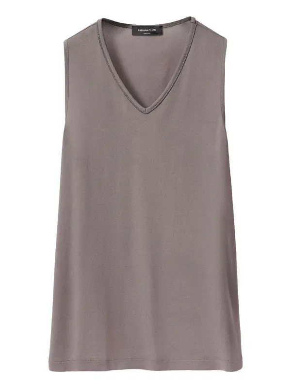 Fabiana Filippi Sablé Vest - Grey
