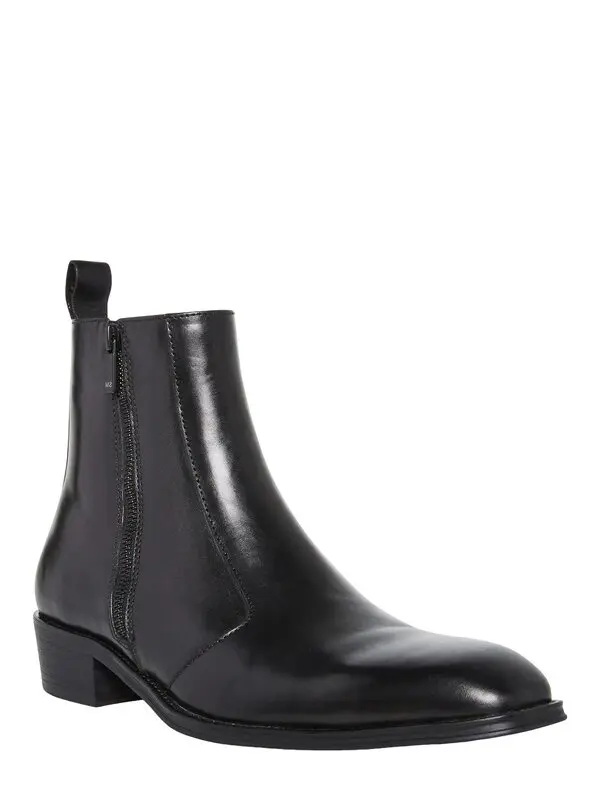 Steve Madden Haynes Zip-up Boots - Black