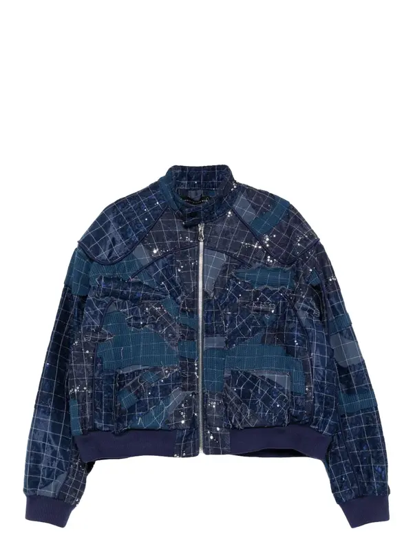 WHO DECIDES WAR BY EV BRAVADO Flight-window Jacket - Blue