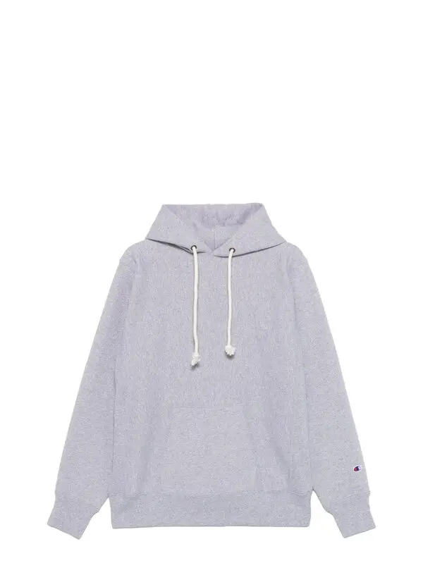 Champion Logo-embroidered Hoodie - Grey